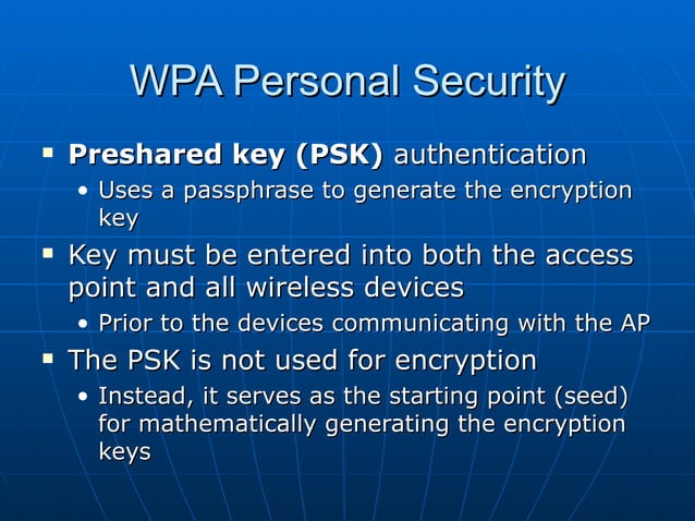 Ch06 Wireless Network Security | PPT
