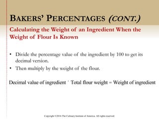 ch06: Baking Formulas & Bakers' Percentages.pptx