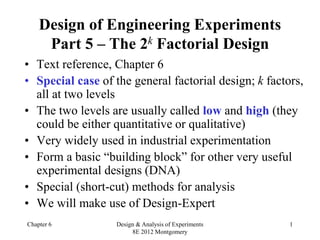 ch06 solution design of experiment for eng | PPT