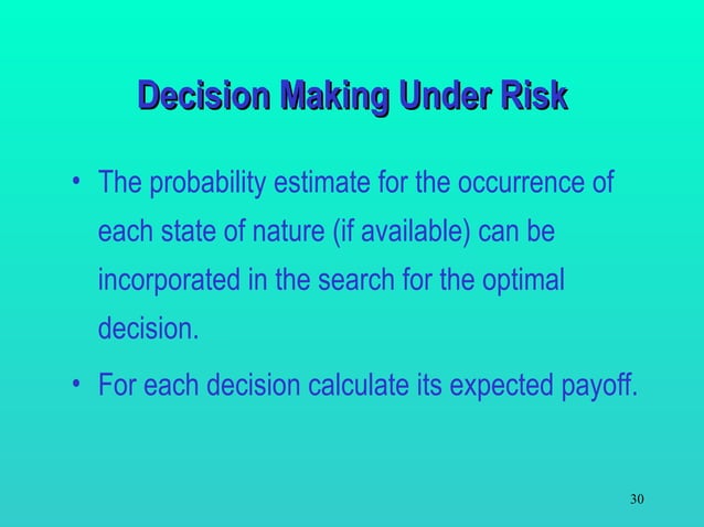 Decision models in production and operations ch06.ppt