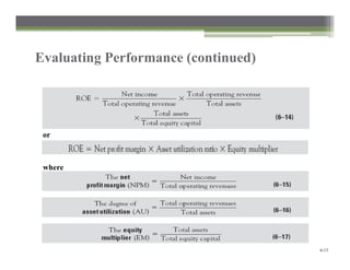 Measuring and Evaluating the Performance of Banks and Their Principal ...