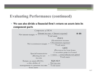 Measuring and Evaluating the Performance of Banks and Their Principal ...