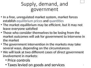 ch06 SUPPLY, DEMAND, AND GOVERNMENT POLICIES.ppt