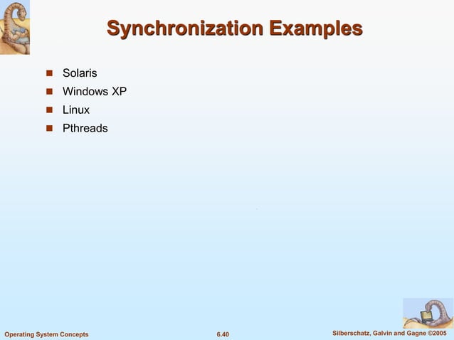 Process Synchronisation Chapter Ppt