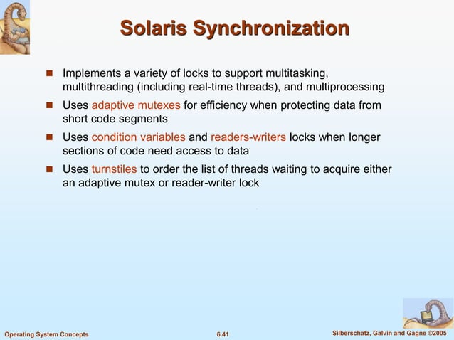 Process Synchronisation Chapter Ppt