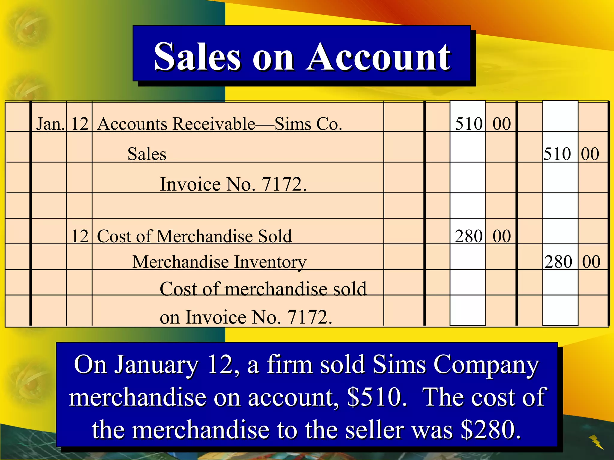 Ch06 accounting for merchandising business, intro accounting, 21st ...