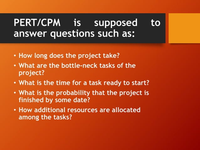 Ch 06 - CPM PERT (1).pptx | Computer Software and Applications | Computing