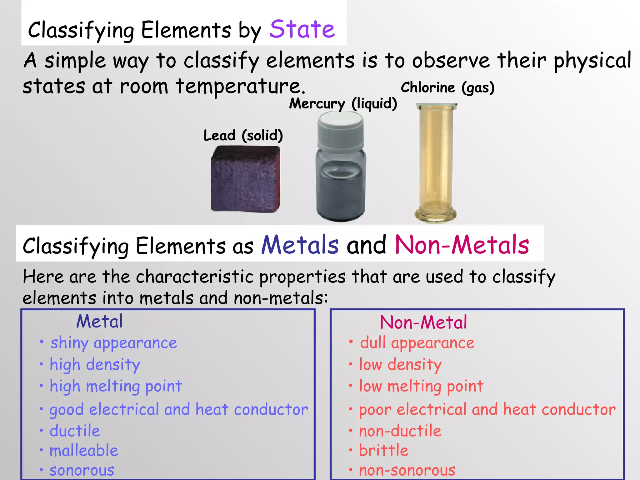 Ch06 elements, compounds & mixtures | PPT