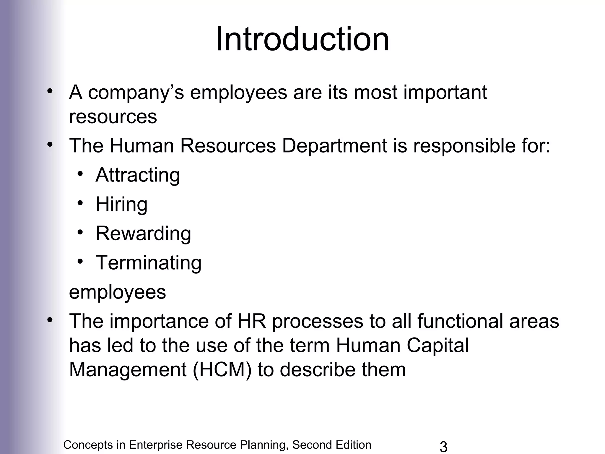 Chapter 6: Human Resources Processes with ERP | PPT