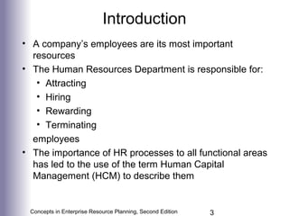 Chapter 6: Human Resources Processes with ERP | PPT