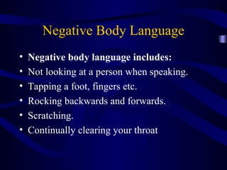 NON VERBAL COMMUNICATION | PPT