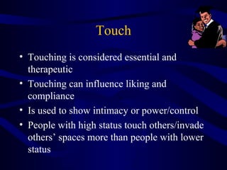 Non Verbal Communication Touch