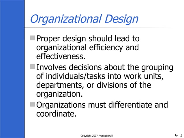 Ch06_2 - Organisation theory design and change gareth jones | PPT | Business Administration ...