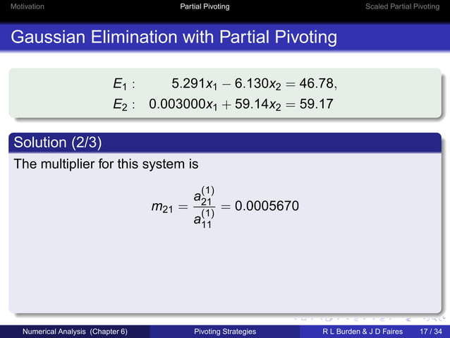 Numerical Method Pivoting Problems solving | PDF | Computing | Technology & Computing