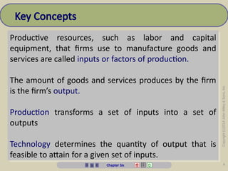 Chapter 6 Inputs and Production Functions | PPTX