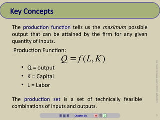 Chapter 6 Inputs and Production Functions | PPTX