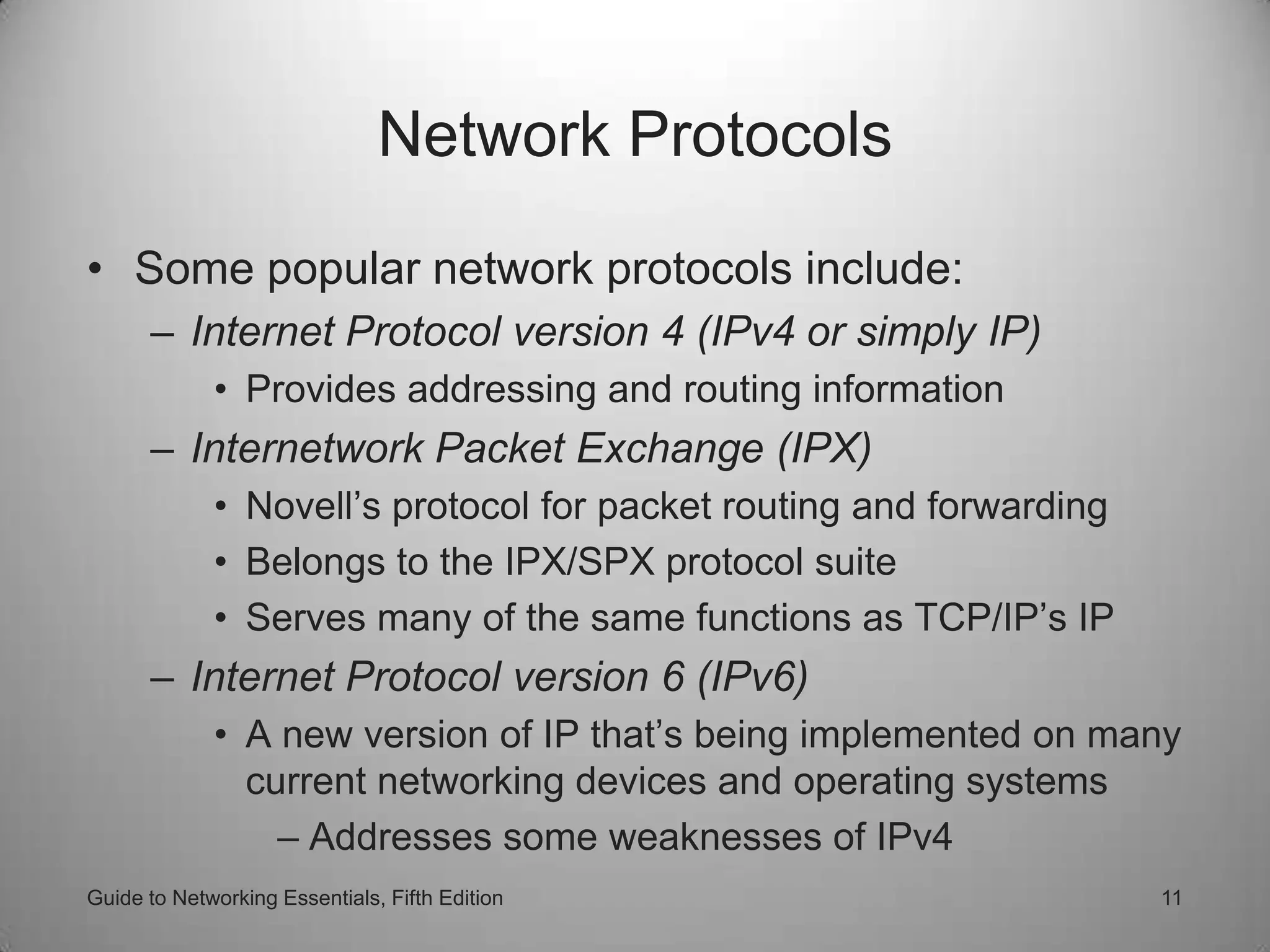 Chapter 6 - Networking | PPTX