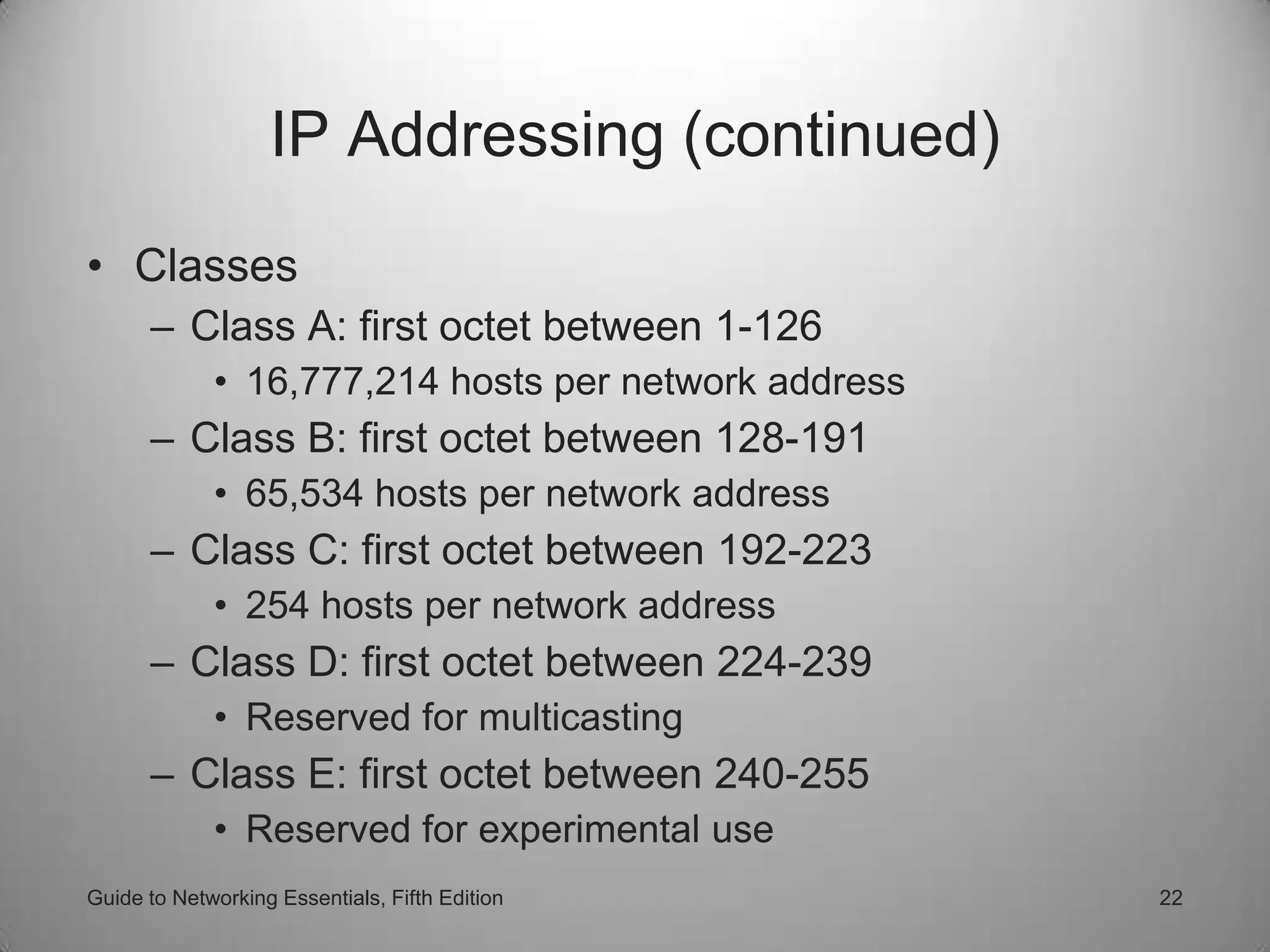 Chapter 6 - Networking | PPTX