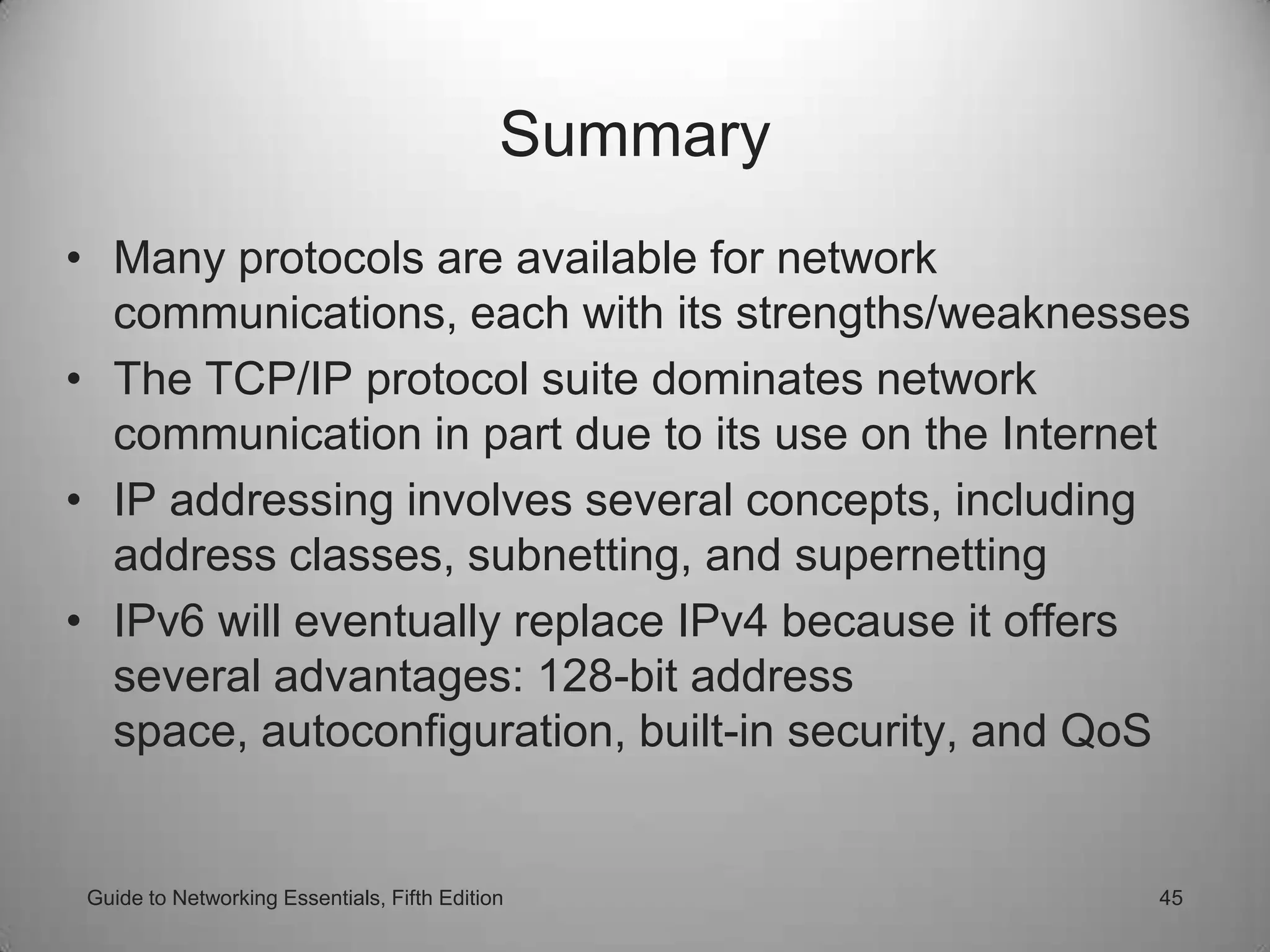 Chapter 6 - Networking | PPTX