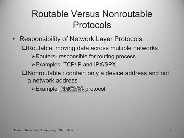 Chapter 6 - Networking | PPTX