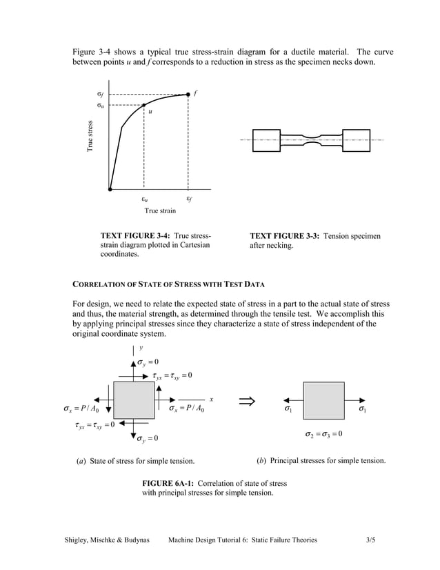 Ch06 introduction to_static_failure_theories | PDF | Physics | Science