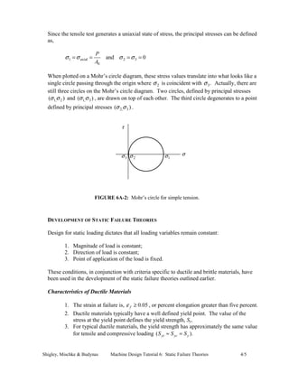 Ch06 introduction to_static_failure_theories | PDF | Physics | Science