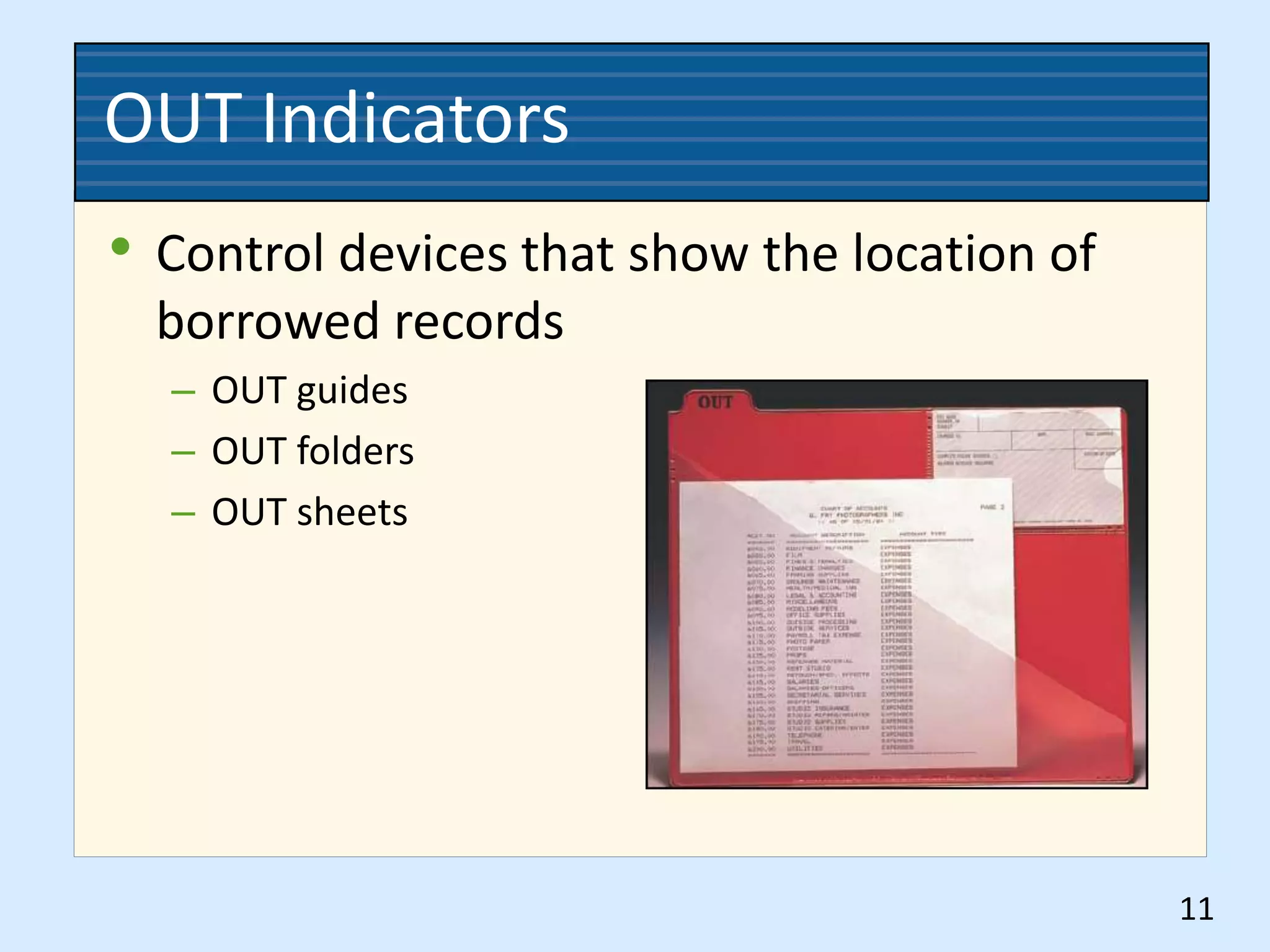 Ch06 records management | PPT