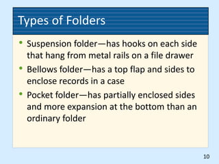 Ch06 records management | PPT