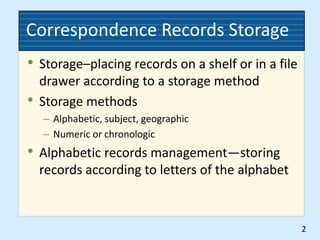 Ch06 records management | PPT