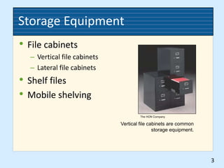 Records Management Filing Cabinet