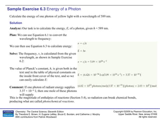 AP Chemistry Chapter 6 Sample Exercise | PPT