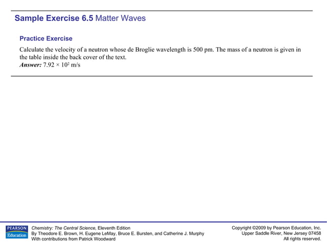 AP Chemistry Chapter 6 Sample Exercise | PPT