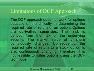 options and their valuation | PPT