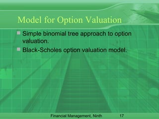 options and their valuation | PPT