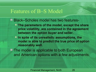 options and their valuation | PPT