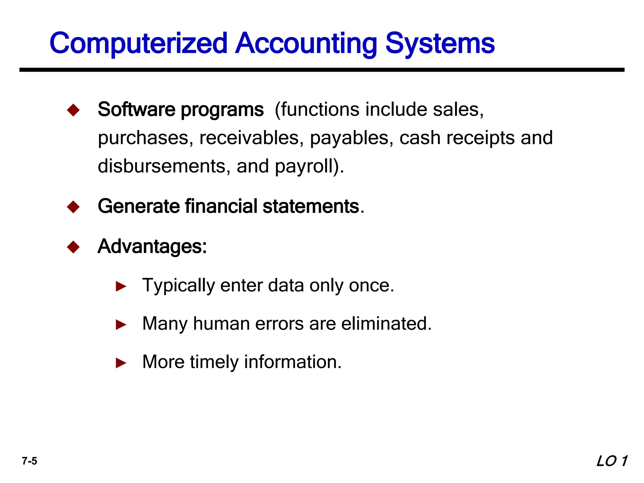 Accounting Information Systems - Chapt 7 | PPTX