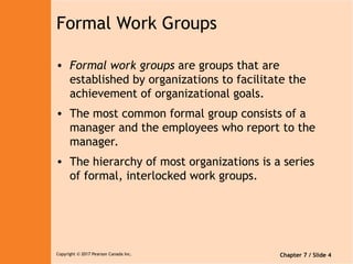 chapter 7 university of windsor groups and team work | PPT