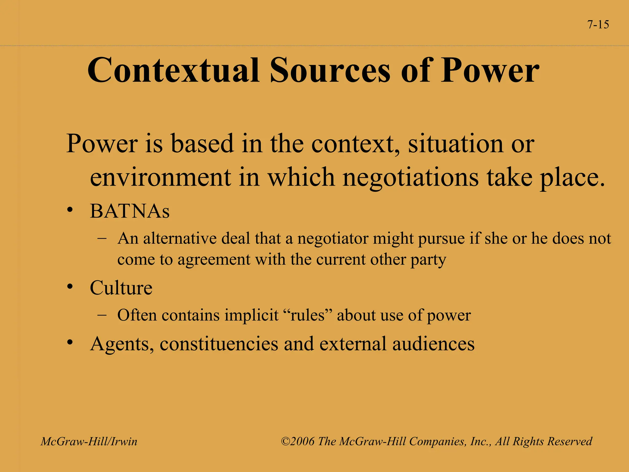 Ch 07 - Finding and using Negotiation Power.ppt