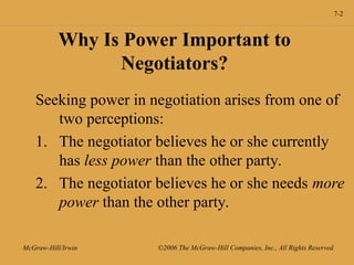 Ch 07 - Finding and using Negotiation Power.ppt