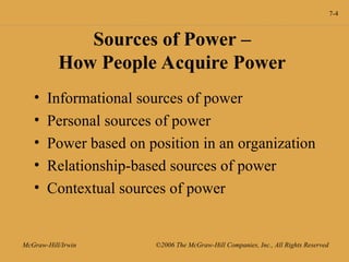 Ch 07 - Finding and using Negotiation Power.ppt