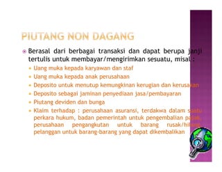 Ch 07 kas & piutang | PDF