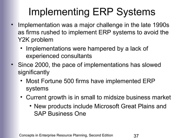 Chapter 7: Process Modeling, Process Improvement, and ERP Implementation | PPT