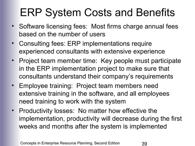 Chapter 7: Process Modeling, Process Improvement, and ERP Implementation | PPT