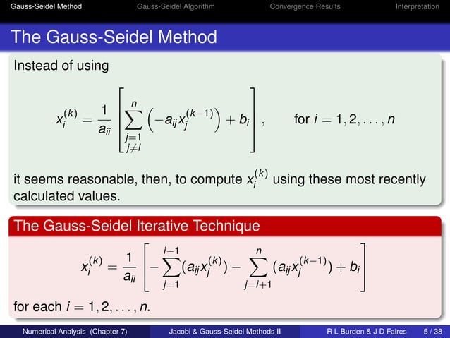 metode iterasi Gauss seidel | PDF | Physics | Science