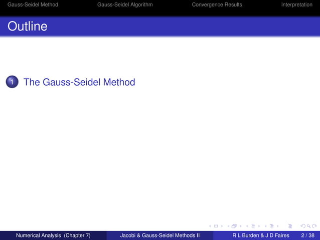 metode iterasi Gauss seidel | PDF | Physics | Science