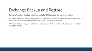 Ch07 disaster recovery | PPTX