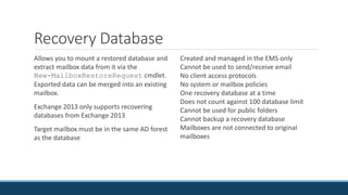 Ch07 disaster recovery | PPTX