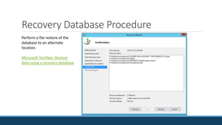 Ch07 disaster recovery | PPTX