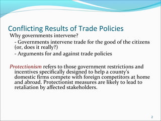 Governmental influence on trade | PPT