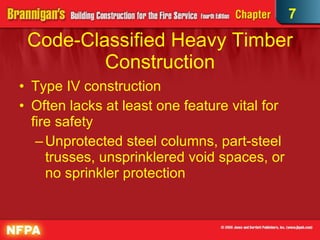 Ch 07 Heavy Timber and Mill Construction | PPT